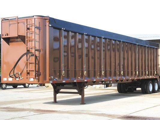 Side Roll Tarp Systems | Grain Trailer Tarps | American Tarping