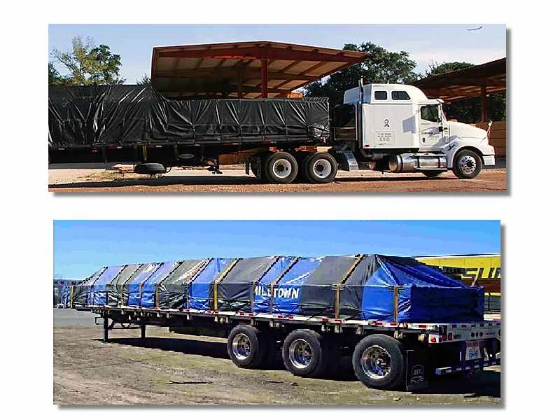 Flatbed Tarps | Lumber Tarps | Steel Tarps | American Tarping