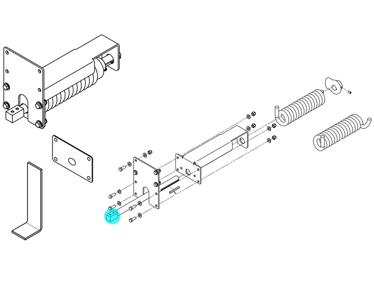 5/8" Spring Shaft, Easy Cover Undermount 0311-860452 | Aero Industries ...