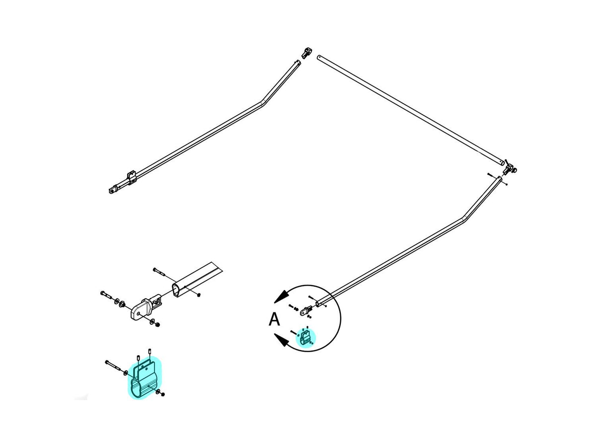 Easy Cover Adjustable Pivot, EC Tension Bow 0311-880046 | Aero ...