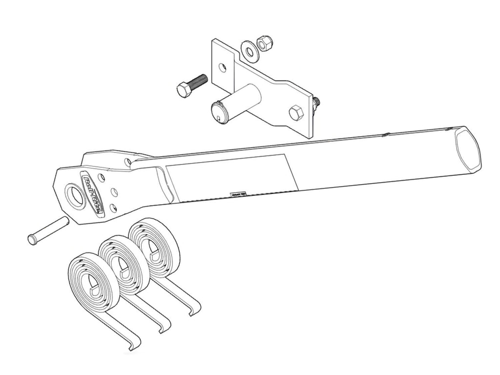 Pivot. 3 Spring Pivot w/31" Pivot Tube - Driver Side 4643D-31 | Roll ...