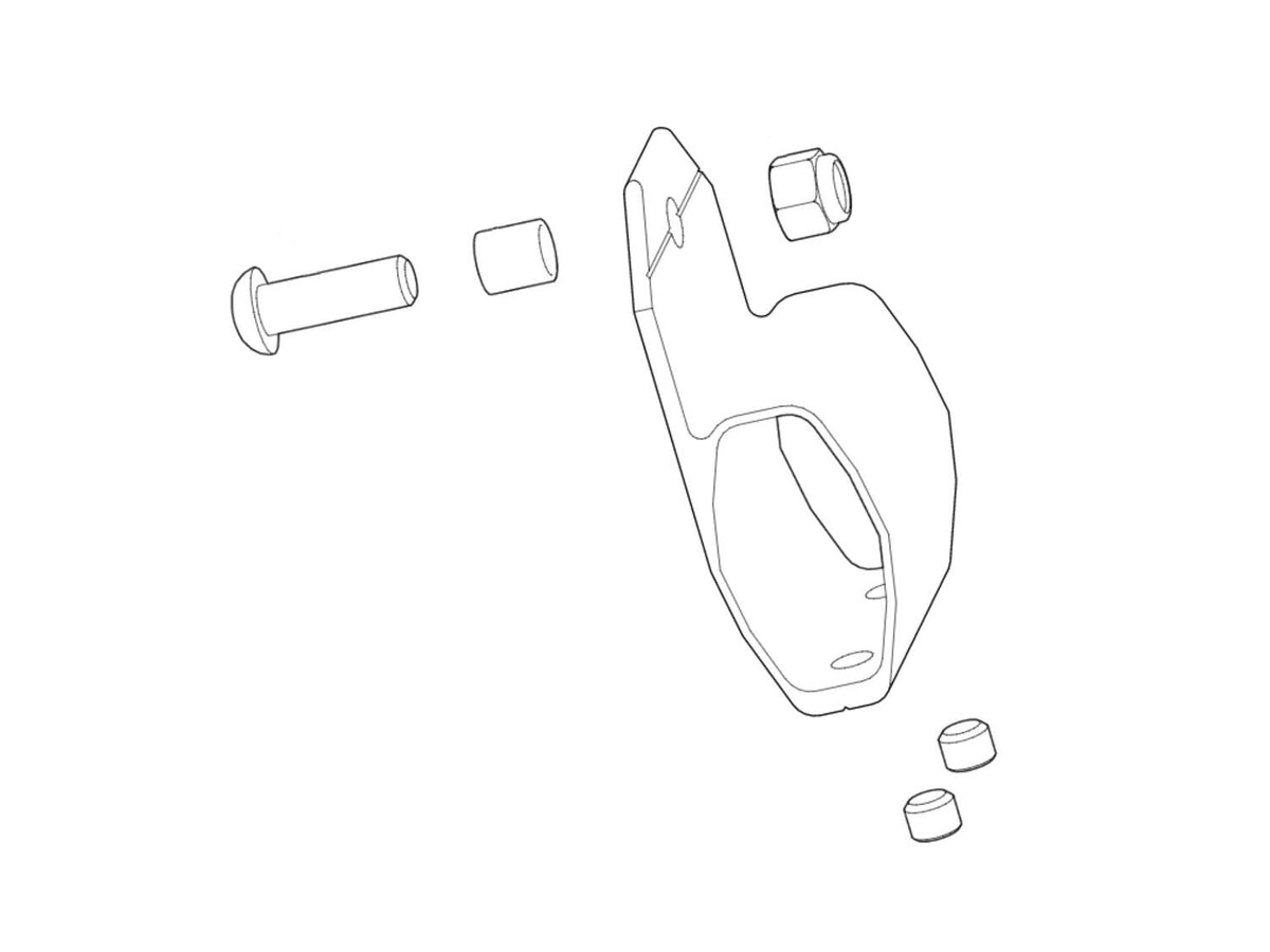 Bracket. AL Tension Bow Mount Bracket w/ hardware 76830 | Roll-Rite ...