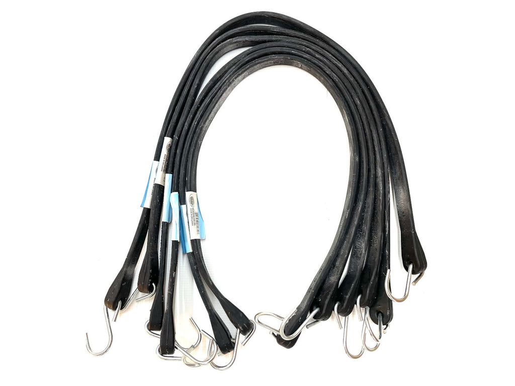 Rubber Tie Down Straps w/ S-Hooks, 31" (Pack of 10) | United Tarps ...