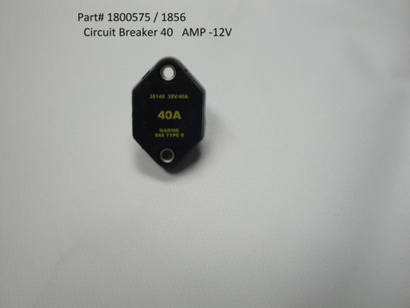 40 Amp Circuit Breaker, Auto Reset Marine Grade 1800575 | Donovan Tarps ...