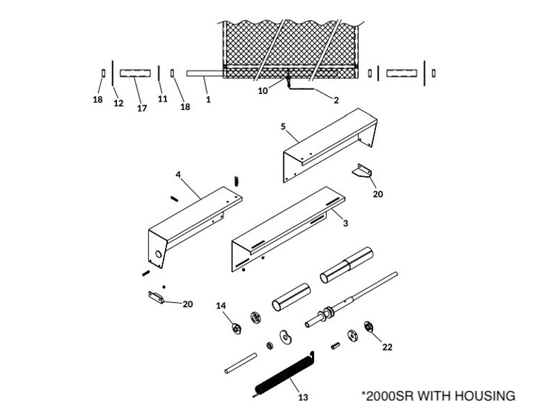 2000SR Pull-Style Tarp System 1800502 | Donovan Tarps | American Tarping