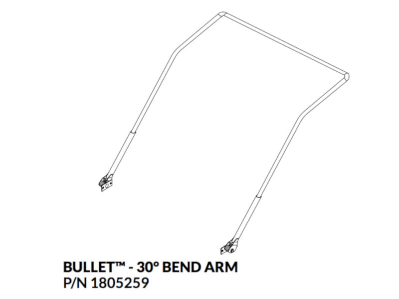 Bullet Aluminum Arm Assembly 1801595 | Donovan Tarps | American Tarping