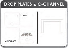 Aluminum Spring Drop Plate K0188 Mountain Tarp | American Tarping