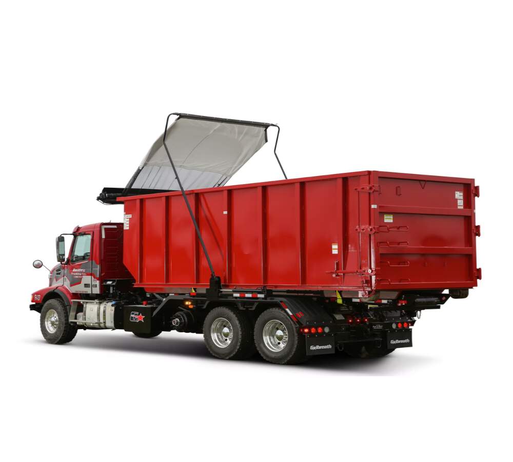 HR2500 Electric Roll Off Tarp System | Pioneer Coverall | American Tarping